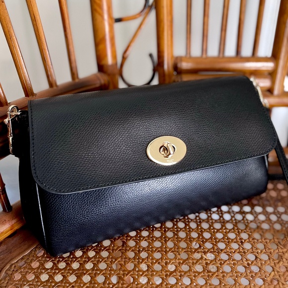 Coach | Bags | Coach Black Leather Ruby Crossbody Bag | Poshmark